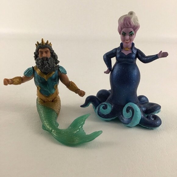 Mattel | Toys | Disney The Little Mermaid Deluxe 4 Figures Doll Ursula ...